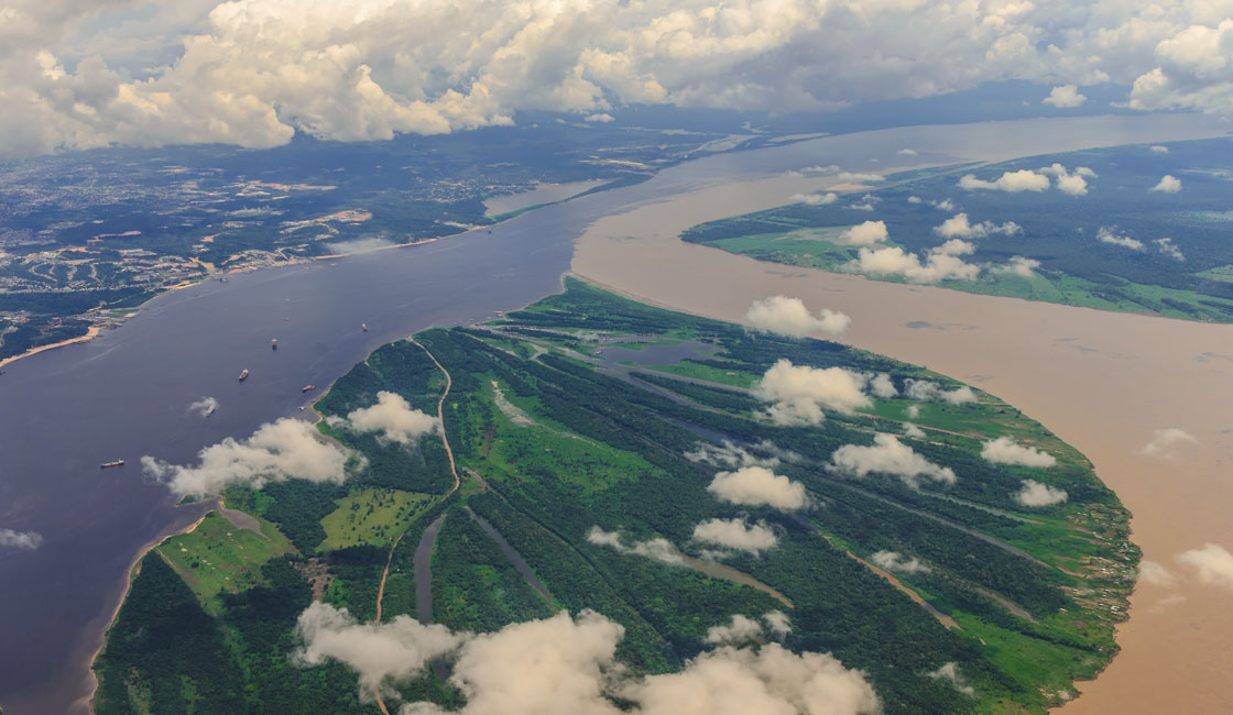 The Meeting Of The Waters In Manaus, Brazil - Rainforest Cruises